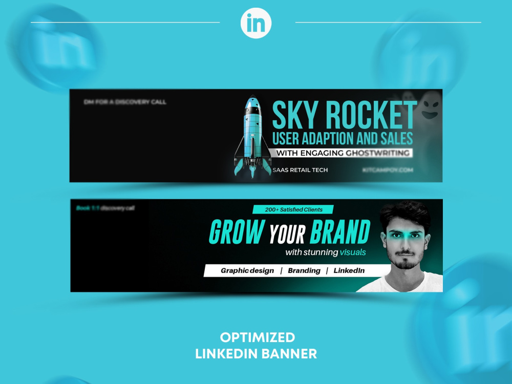 An Optimized LinkedIn Banner, Social Media design | Upwork
