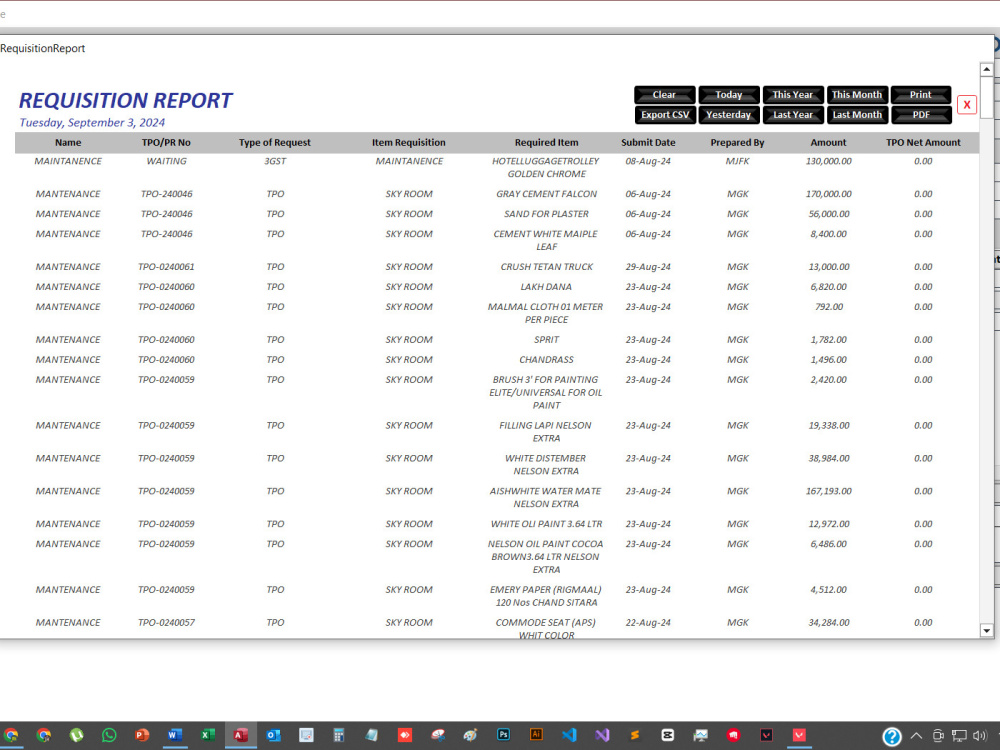 Ms Access Application with strong Database, Invoice, Billing, Mangement | Upwork