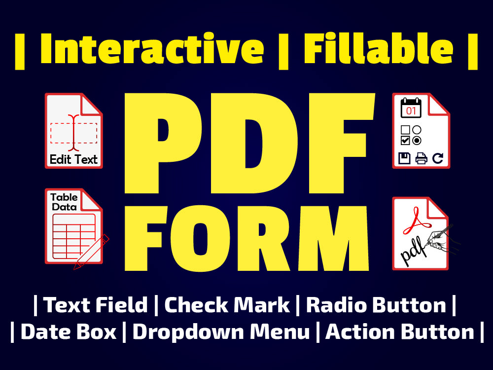 Editable PDF form or convert your file to a fillable PDF | Upwork