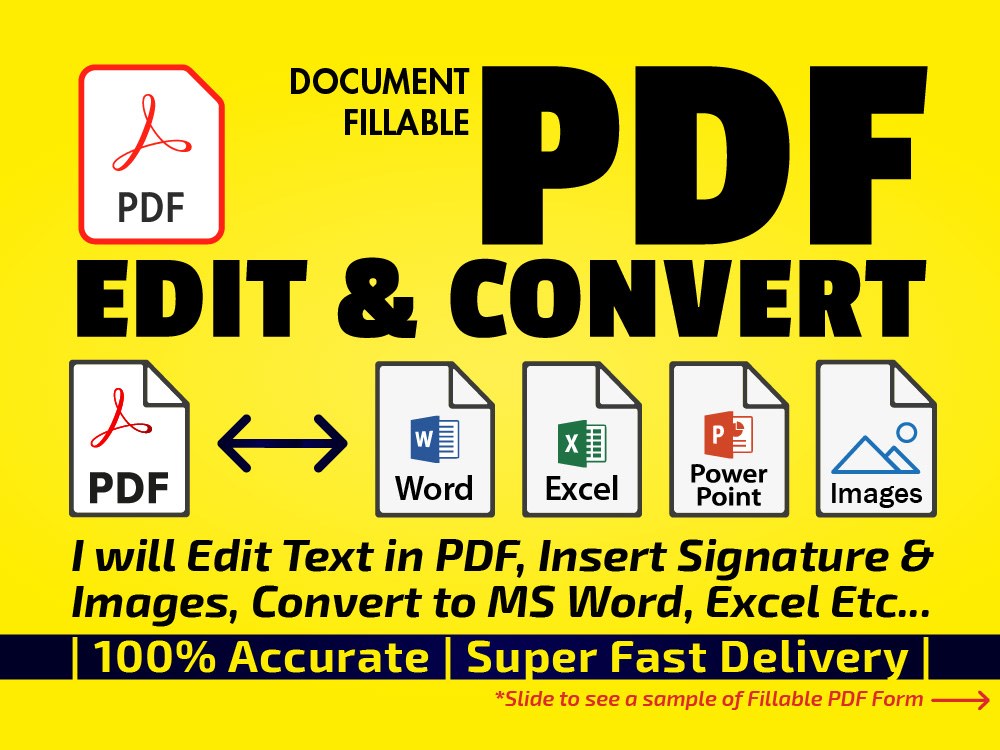 Editable PDF form or convert your file to a fillable PDF | Upwork