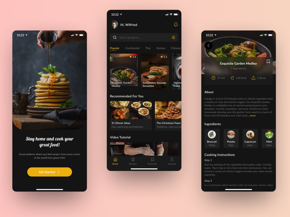 8 screens with 3 iterations - App/Web Design | Upwork