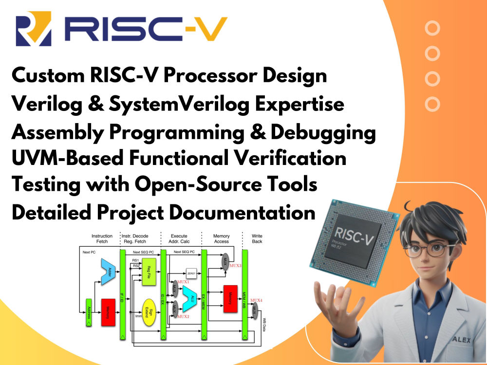 Custom RISC-V Processor Design and Verification Services | Upwork