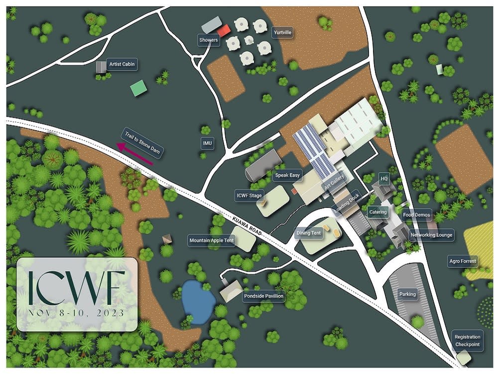 Custom vector map design for event, festival, venue, city, site, layout ...