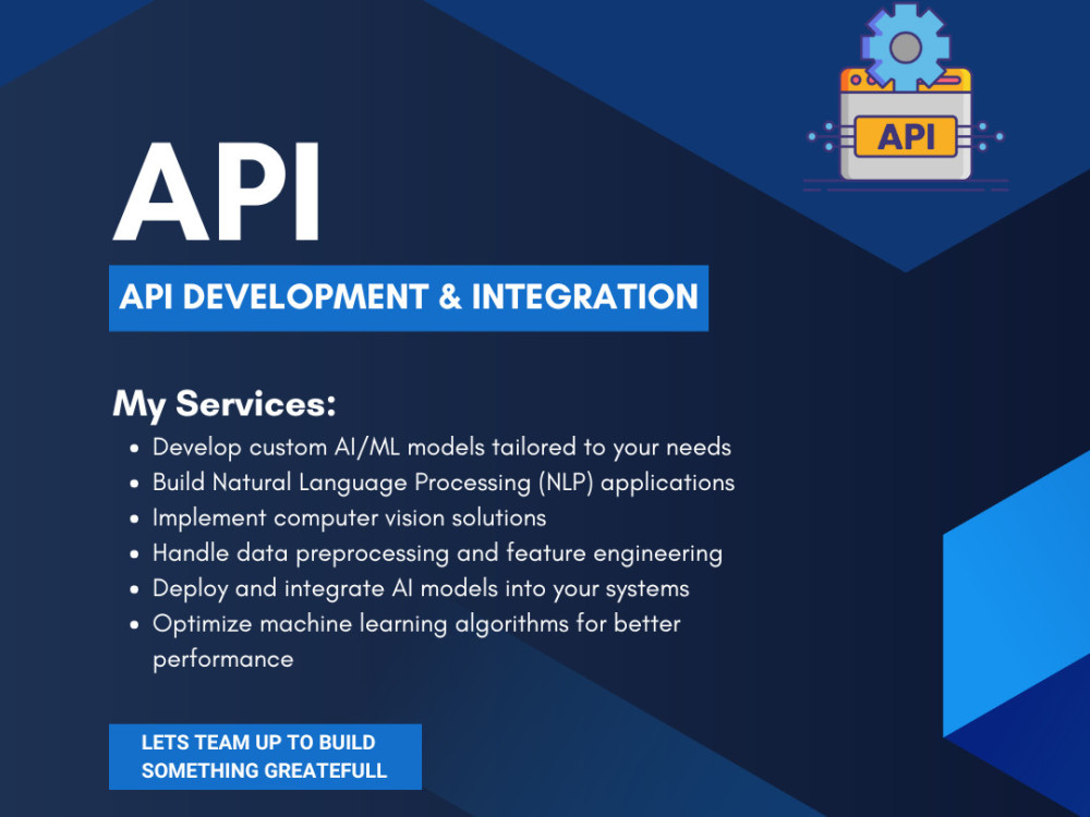 Fast API, API integration developer | Upwork
