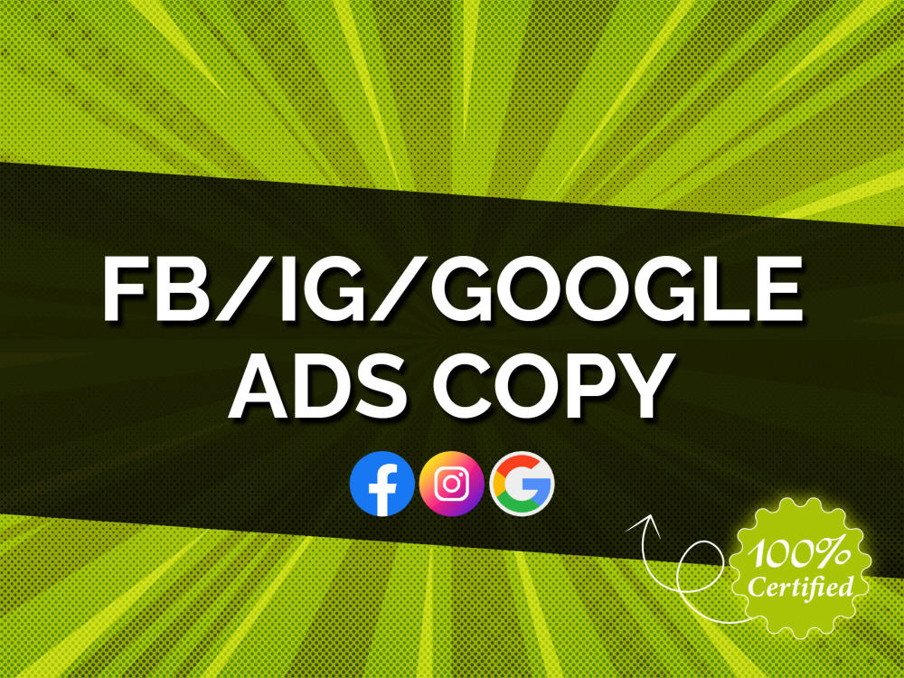 FB / IG / Google Ads Copy | Upwork