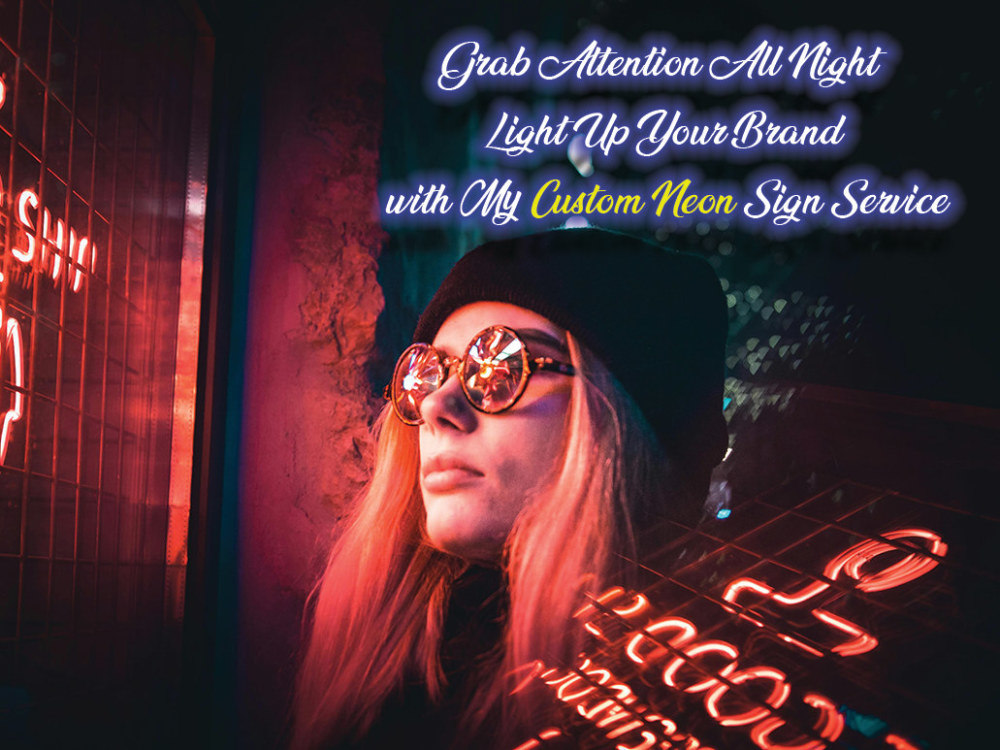 A laser cutting, cnc neon sign dxf digital file | Upwork