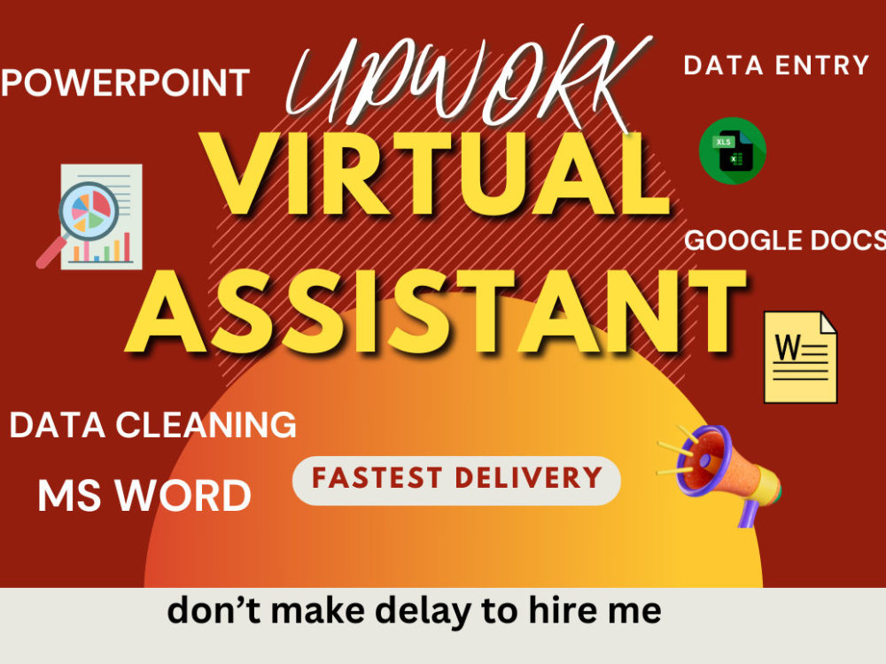 Virtual assistant in data entry | Upwork