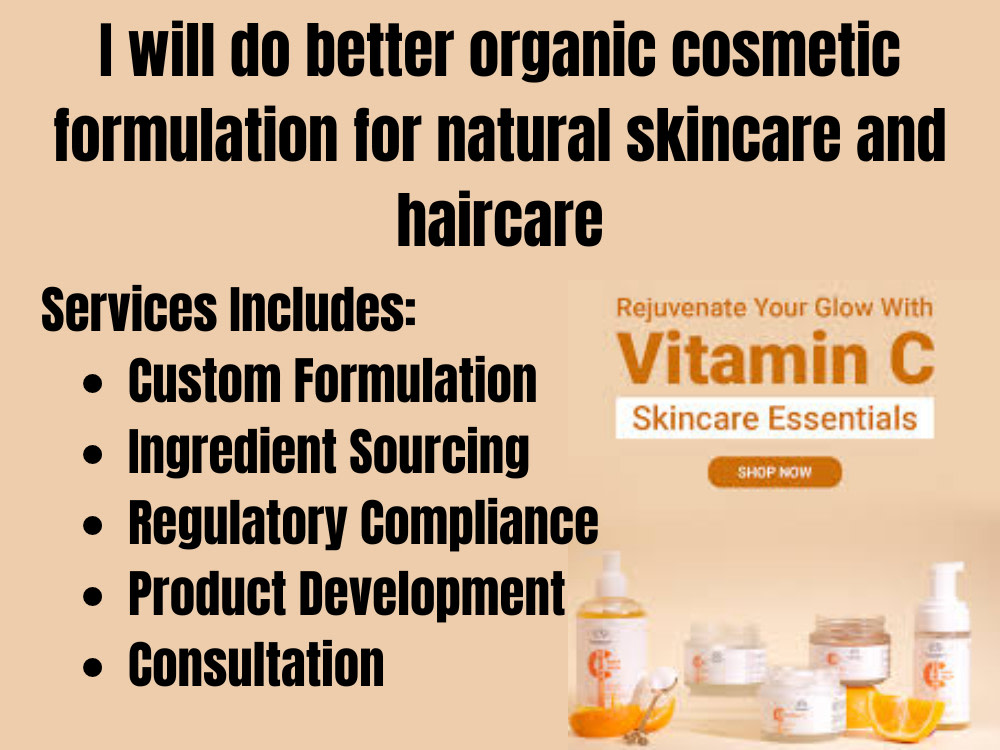 Better organic cosmetic formulation for natural skincare and haircare ...