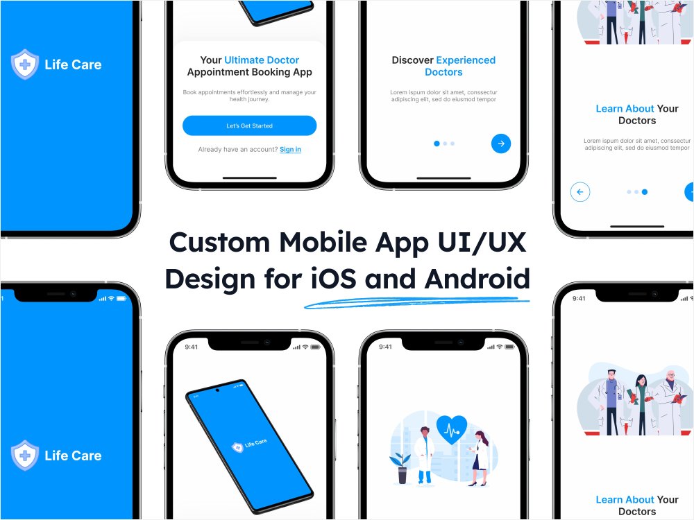 Custom Mobile App UI/UX Design for iOS and Android | Upwork