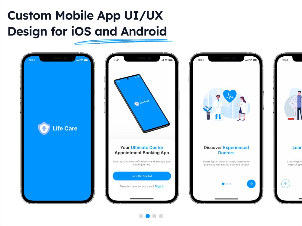 Custom Mobile App UI/UX Design for iOS and Android | Upwork