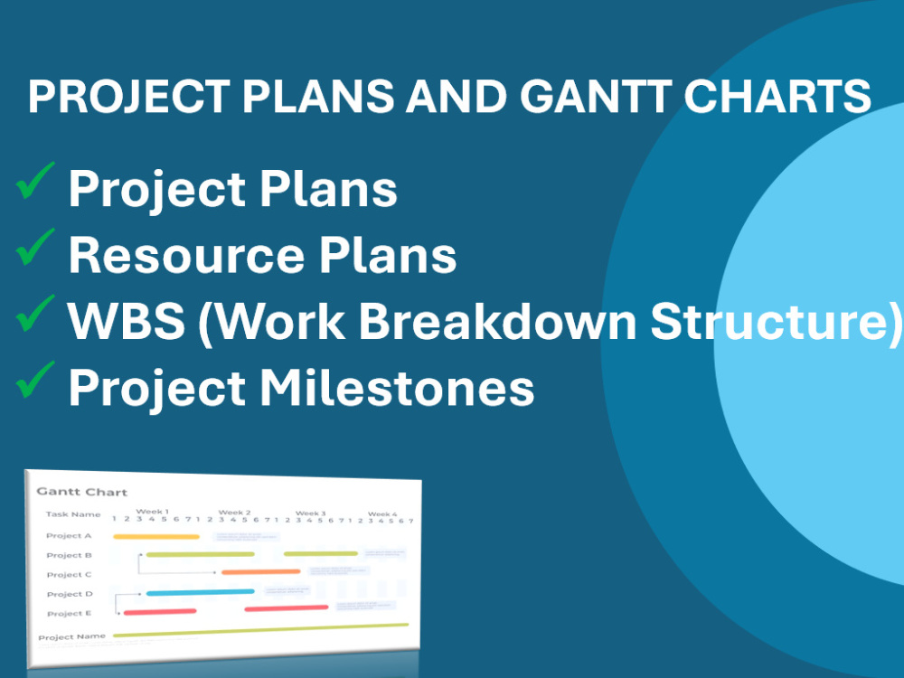 Project Plans and Gantt Charts using Microsoft Project | Upwork