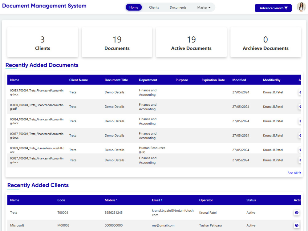 A Smart Document Management System | Upwork