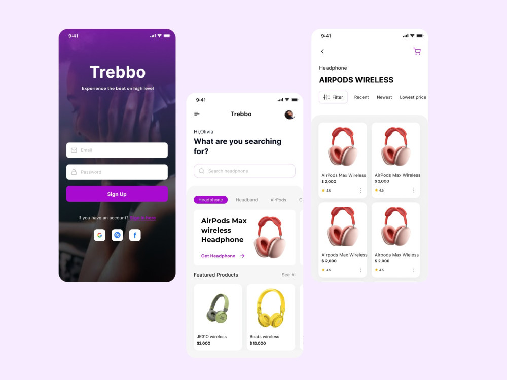 An appealing UI design that will be meet your needs. | Upwork