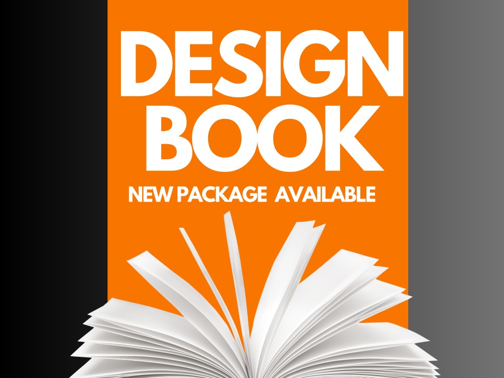 A modern book design with exemplary interior pages. | Upwork
