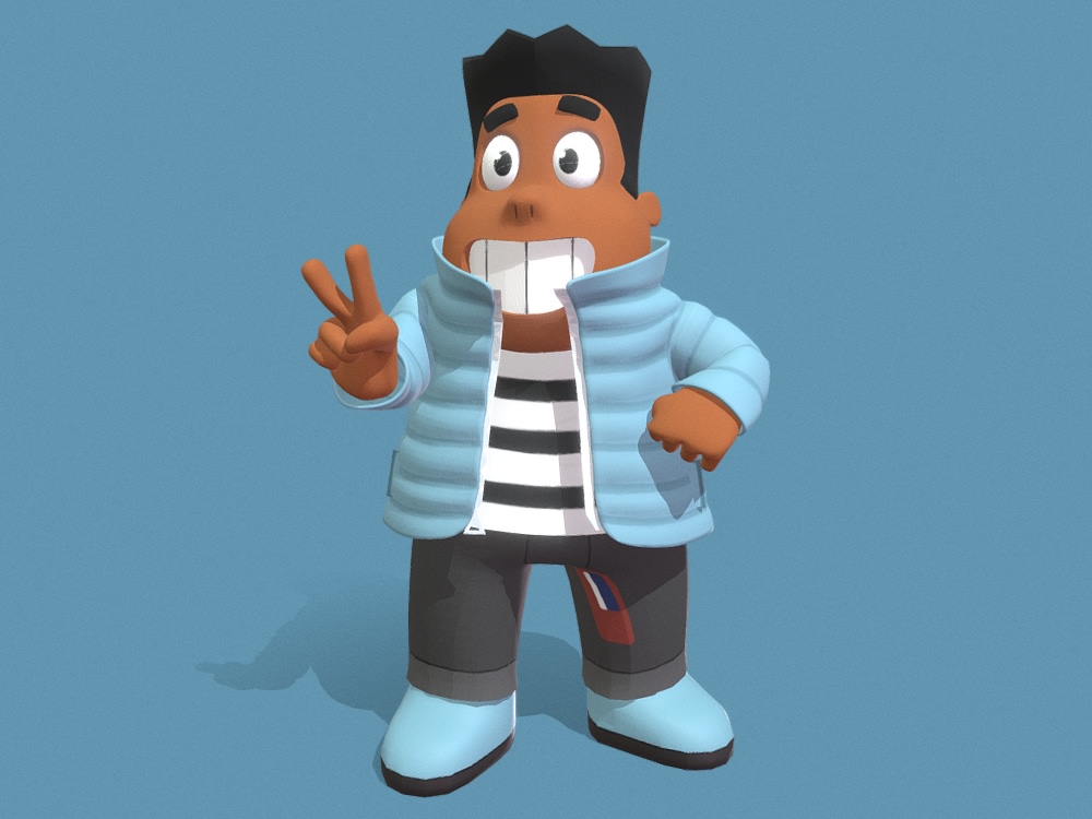 3D Cartoony looking character | Upwork