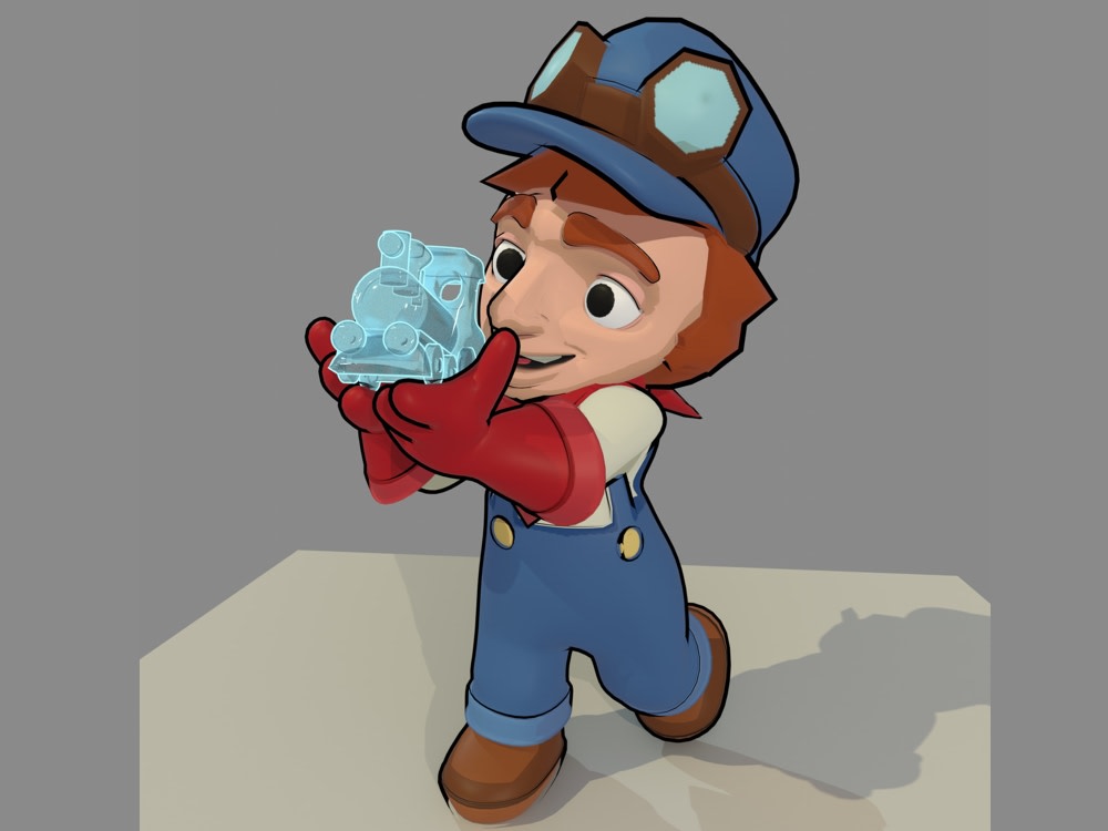 3D Cartoony looking character | Upwork