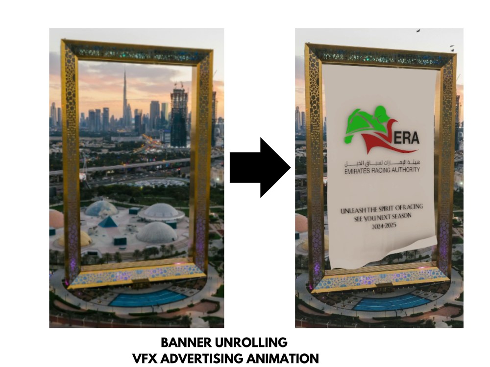 Engaging VFX Banner Unroll Animation to Elevate Your Business | Upwork