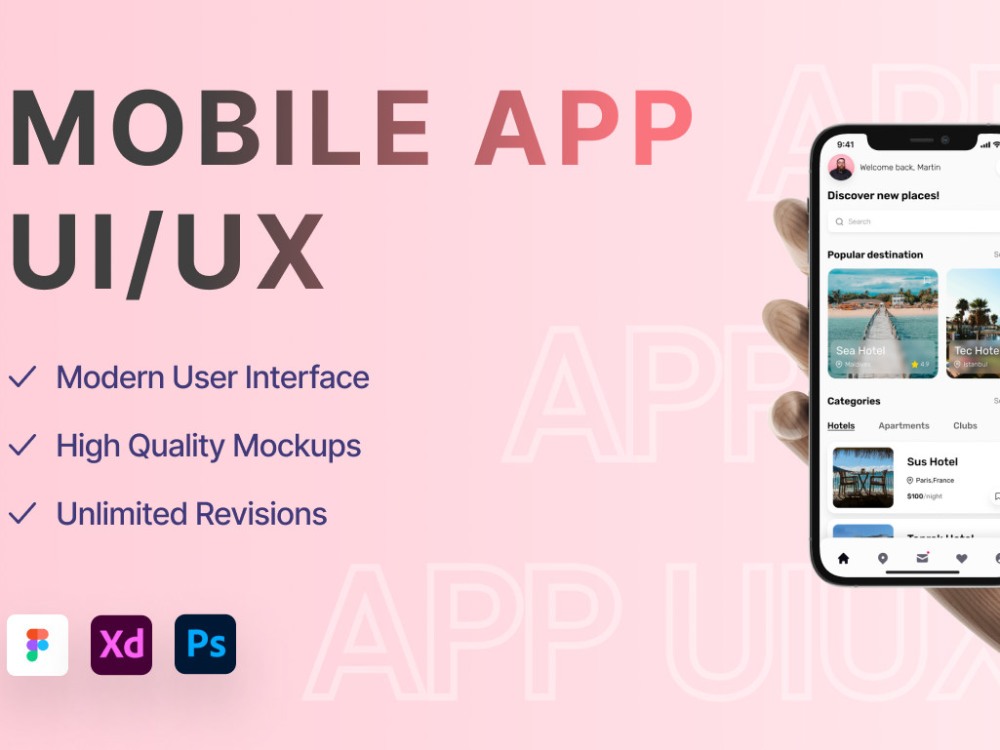 Modern and creative app UI and UX for you | Upwork