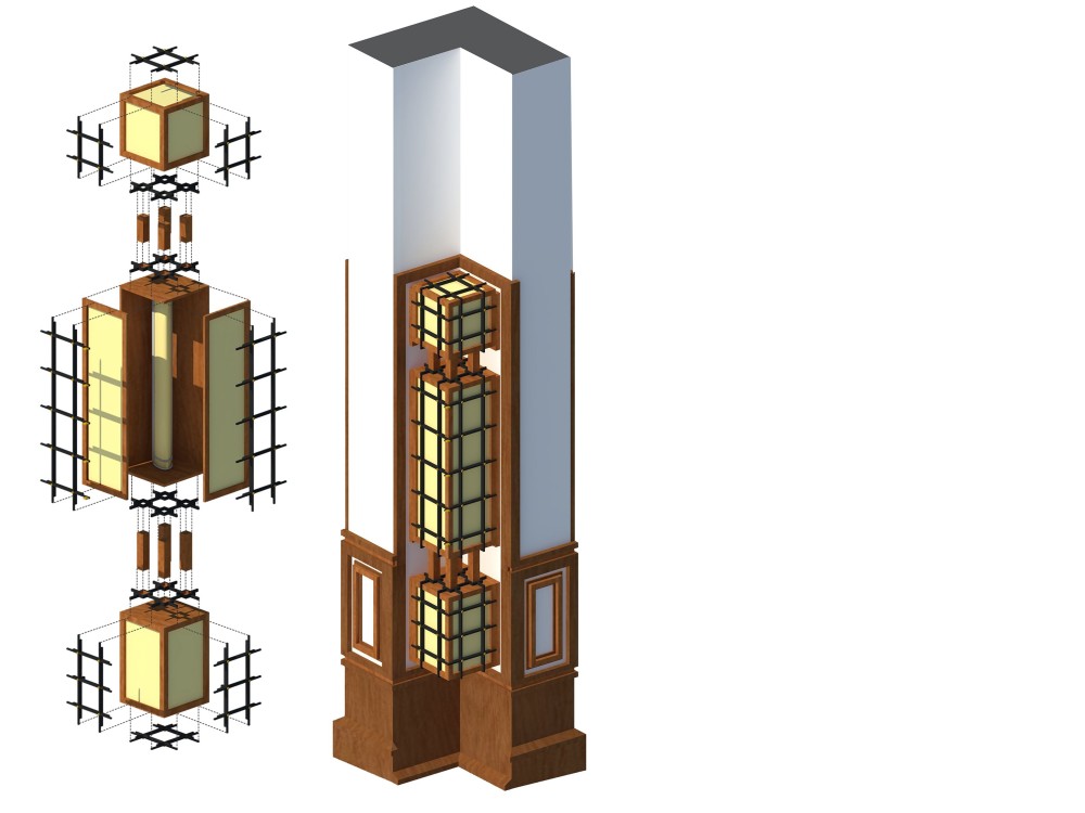 An architectural 3d exploded axonometric drawing | Upwork
