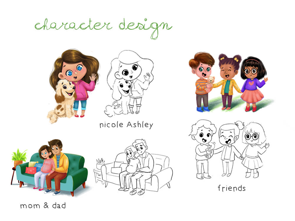 Vibrant and Colorful Cartoony Illustrations for Your Children’s ...