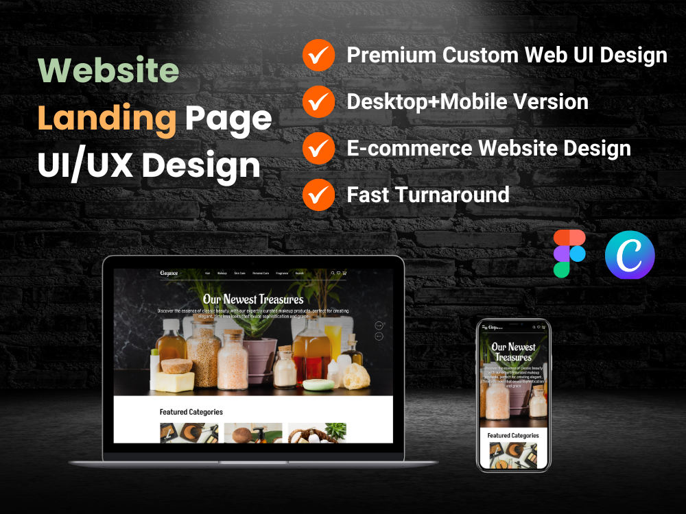 Professional Website Landing Page UI UX Design in Figma | Wireframes | Upwork