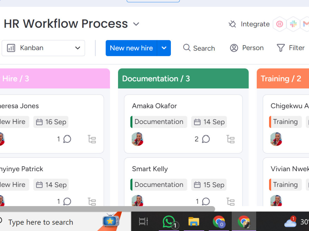 A Workflow Automation Process Template Using MONDAY.com CRM | Upwork