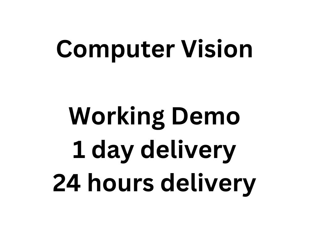 Computer vision OpenCV Deep Learning cv | Upwork