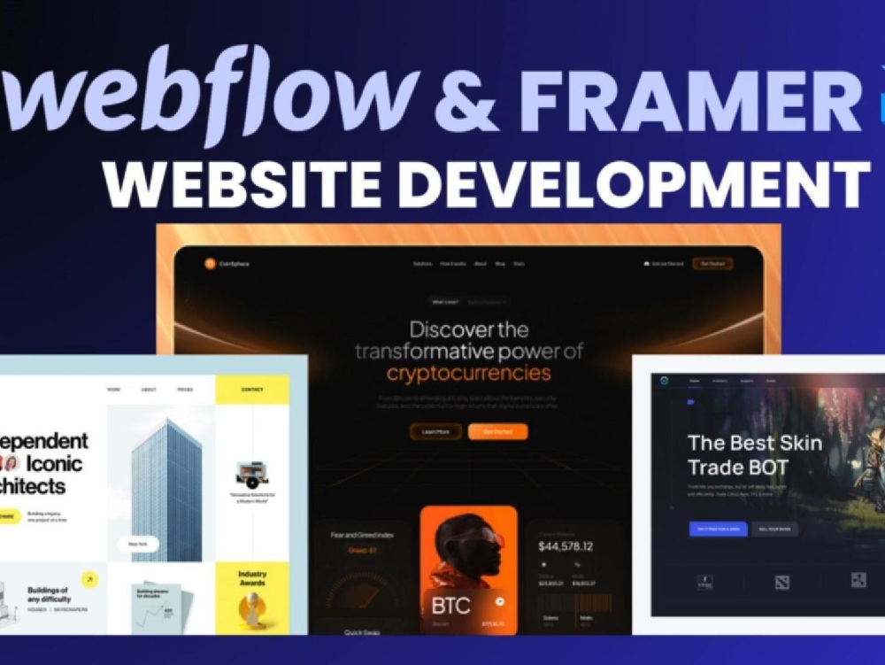 A pixel-perfect Figma to Webflow | Figma to Framer Websites | Upwork