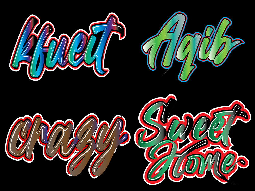 Graffiti,typography,lettering and font logo | Upwork