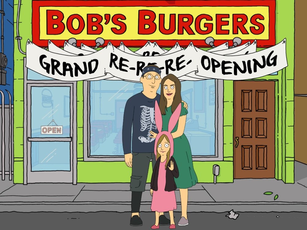 A famous cartoon, bobs burger, Bart, Rick & Morty portrait from your ...