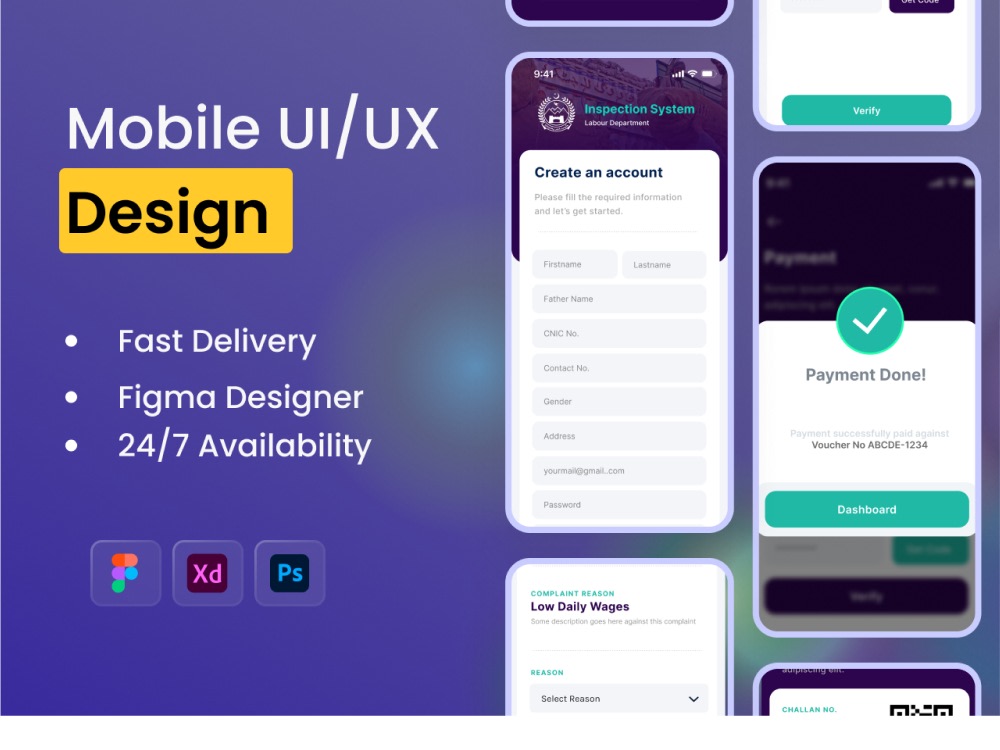 Mobile App UI/UX Designer | Figma Expert in Modern & User-Friendly Design | Upwork