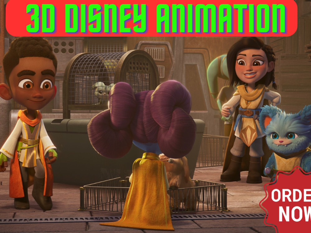 3d kids disney pixar cartoon character modelling and animation ,short ...