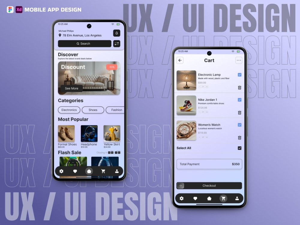 A responsive UI UX design for mobile app and website | Upwork