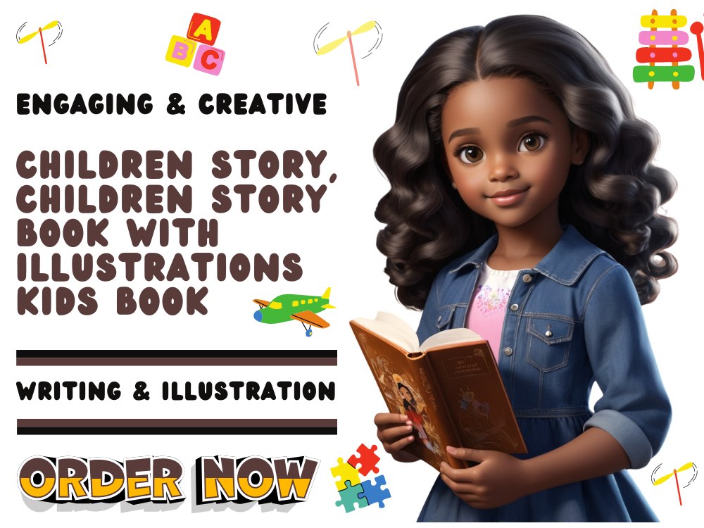 Children story, children story book with illustrations kids book | Upwork