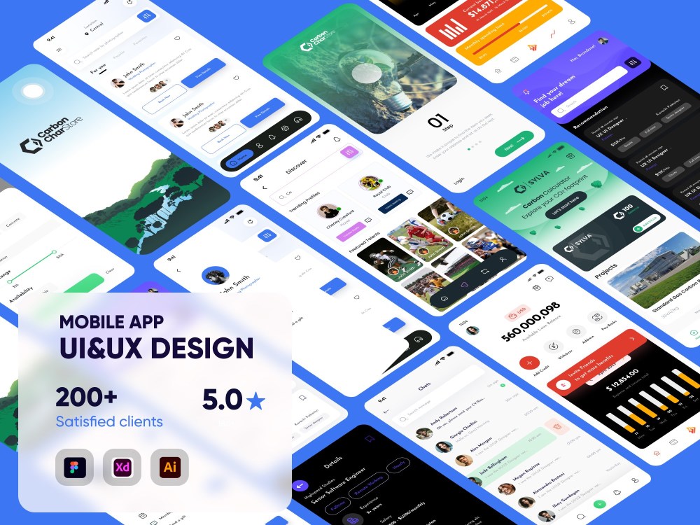 Mobile app design in figma | UI/UX | Upwork