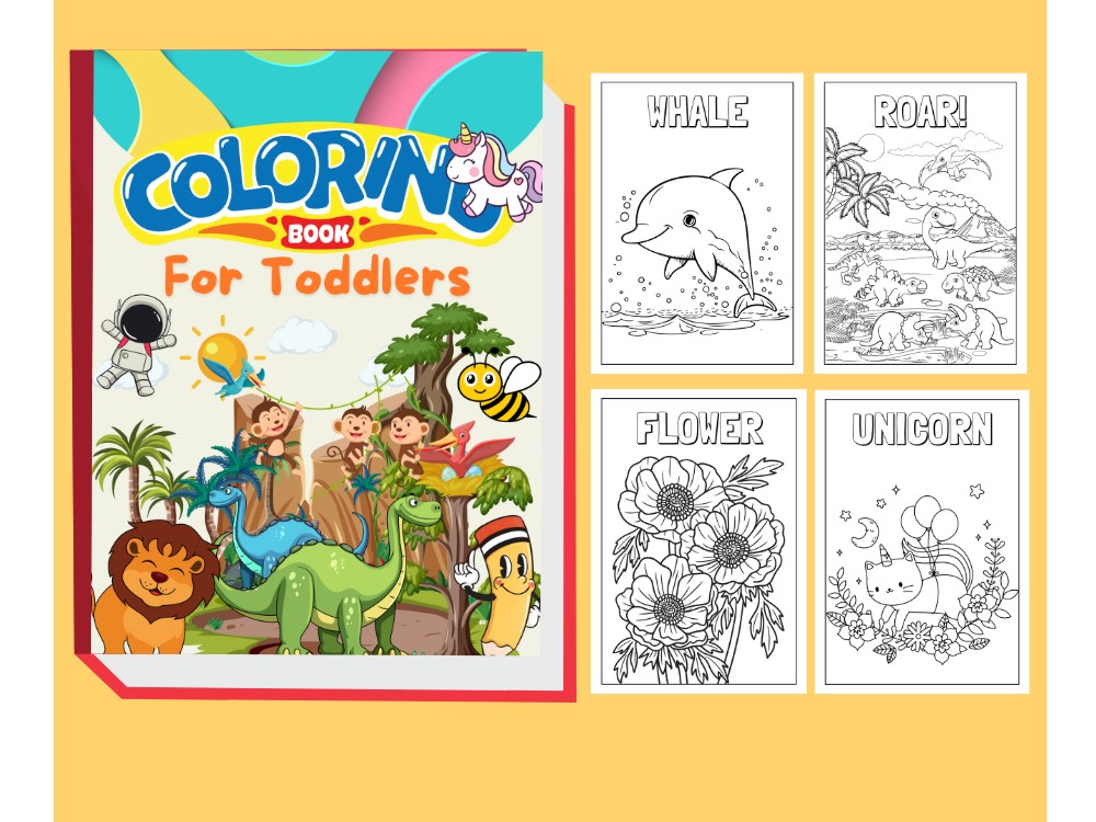 Creative Kids/Toddlers Coloring Book Worksheets | Upwork