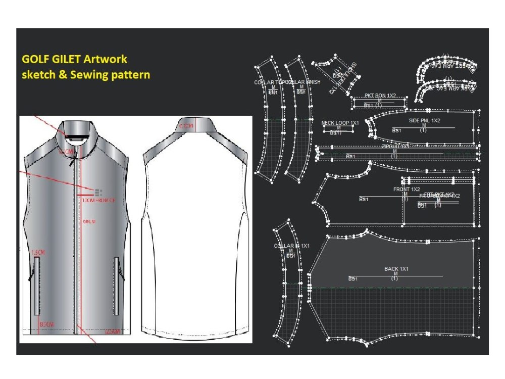 Digital sewing pattern/grading for any garments in PDF | Upwork