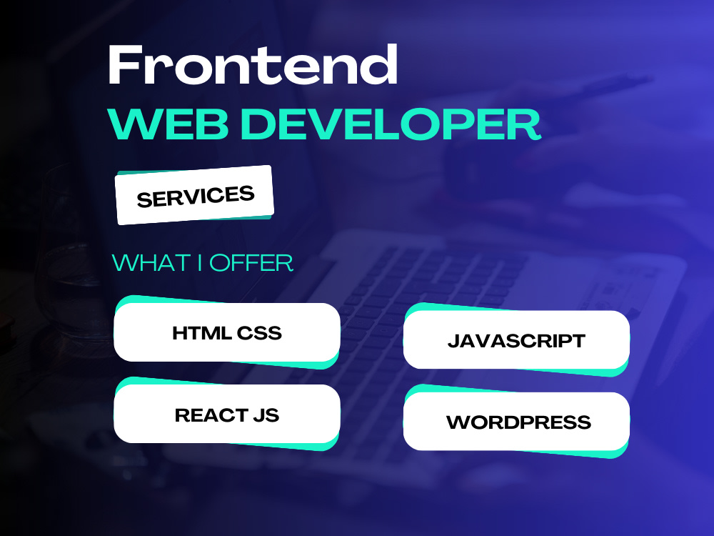 Frontend website developer and desginer | Upwork