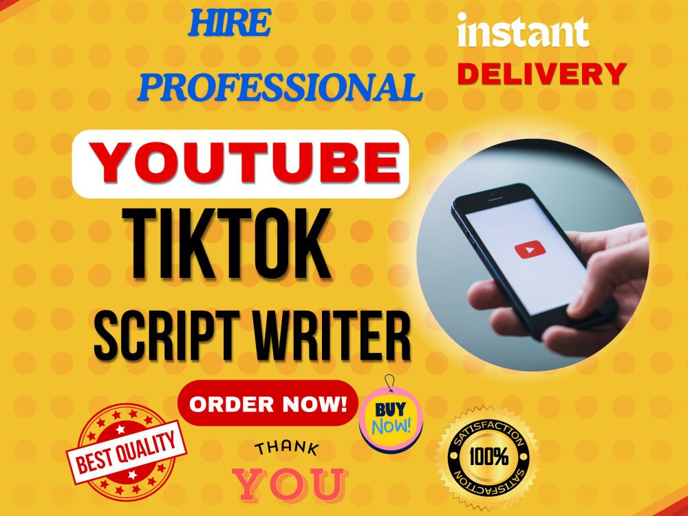A hook script writing converting youtube script writing video script writer | Upwork