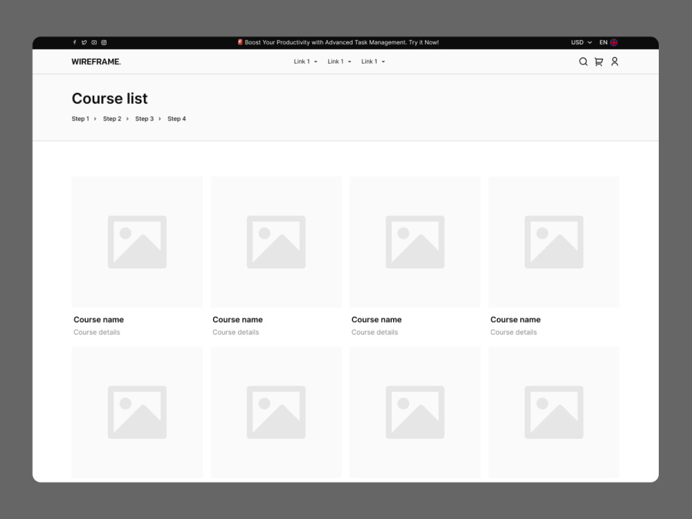 Figma Wireframe UX UI for Website & Mobile apps | Wireframe ui ux ...