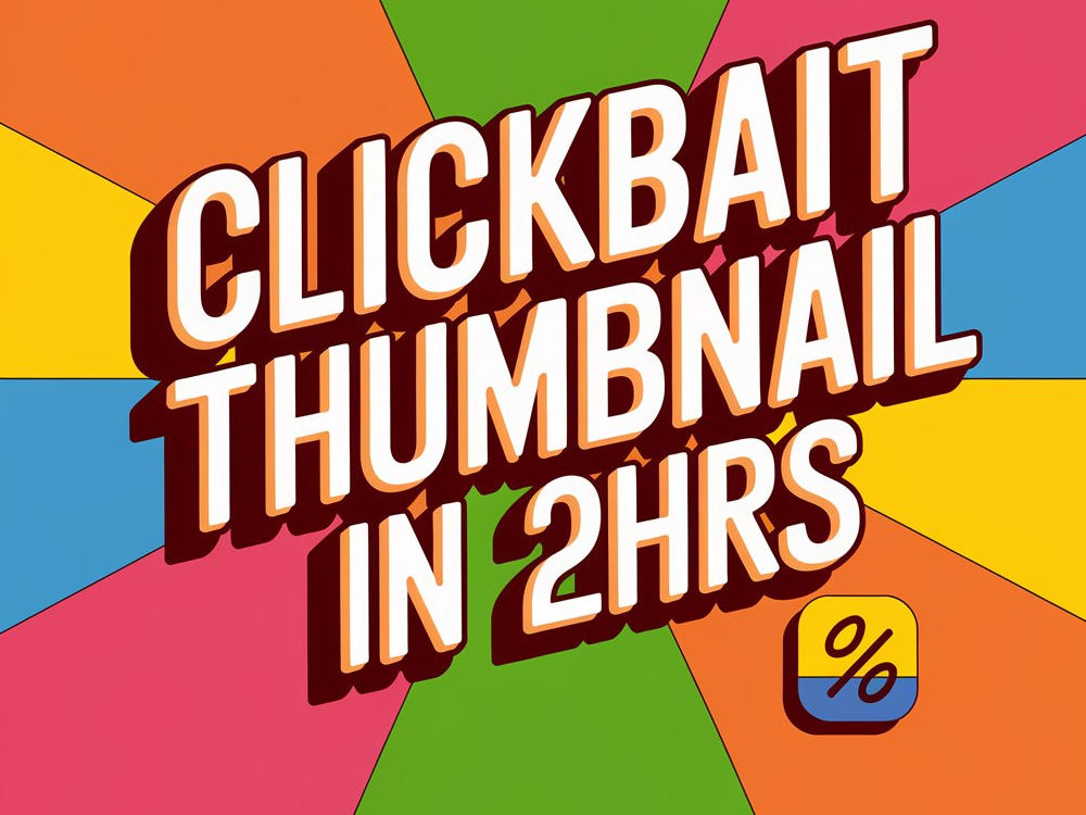 Eye catching thumbnail designs for YouTube within 2hrs | Upwork