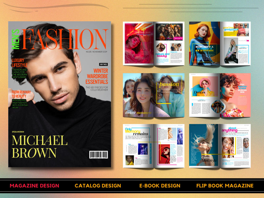 Pro Magazine Design, Catalog Design & E-Book Design | Adobe Indesign ...