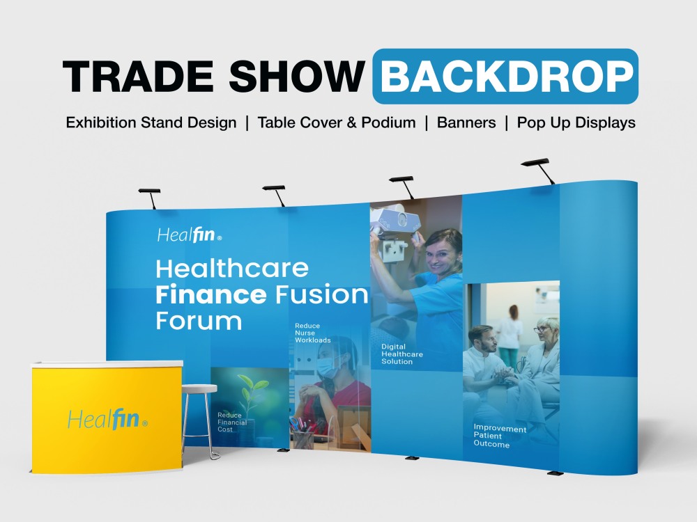 Custom Trade show booth, Backdrop, Pop up display, Exhibition banner ...