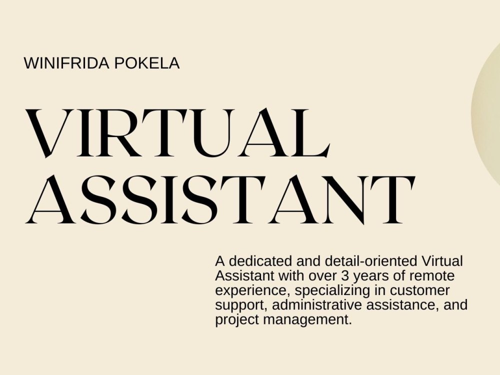 Virtual Assistant | Customer Support Specialist | Administrative ...
