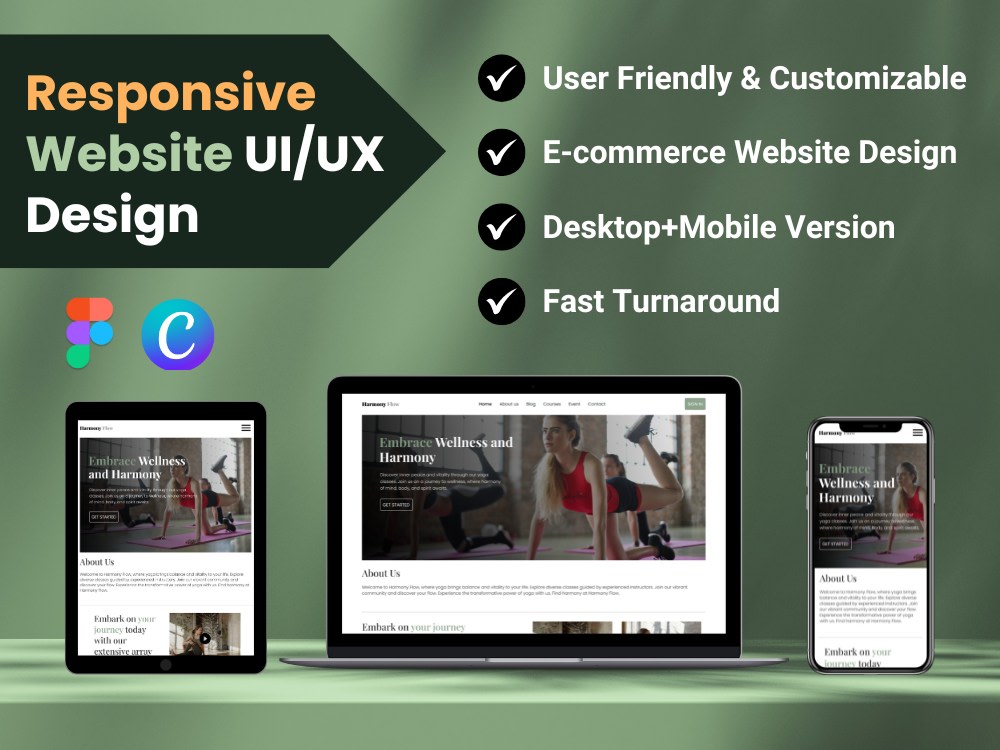 UI/UX Design | Responsive Website & Mobile UX/UI Design in Figma | Upwork