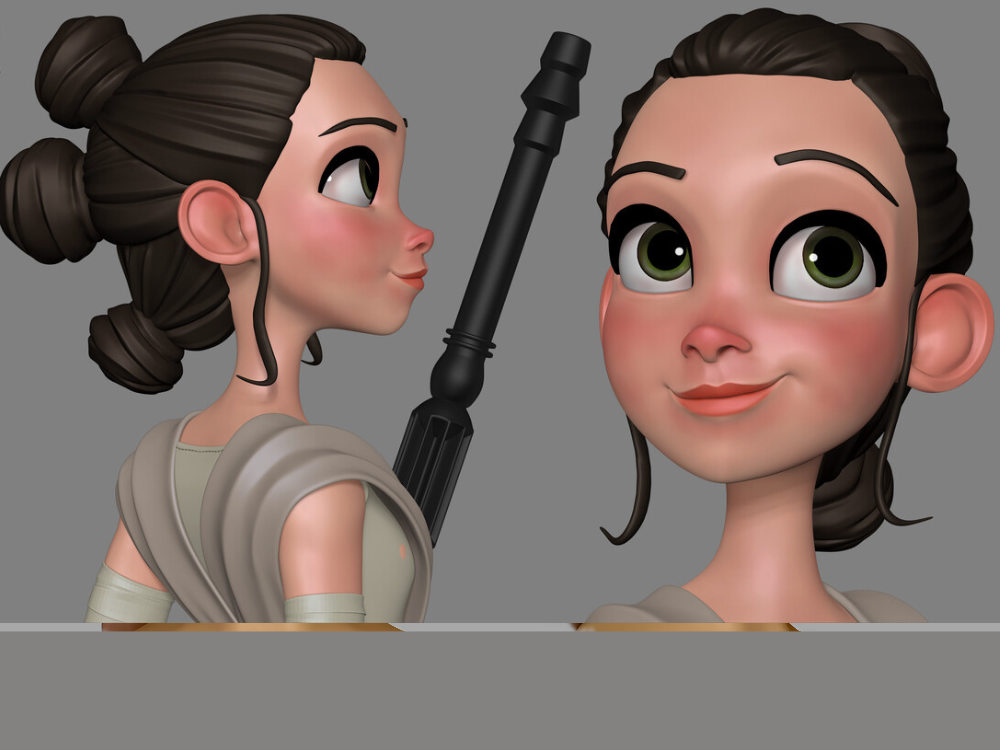 3D stylized character " Disney \ Pixar cartoon character " for ...