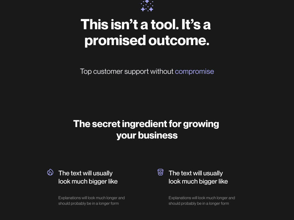 Minimalist Landing Page | Customer Support | Figma Design | UI/UX ...