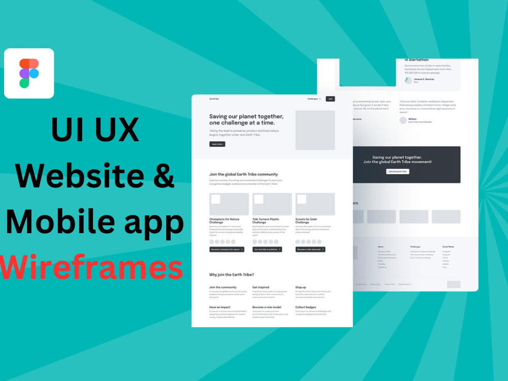 A stunning and intuitive ux website and mobile app wireframes | Upwork