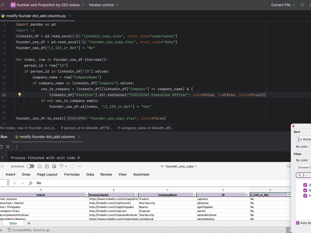 Data analysis and Visualization python | Upwork