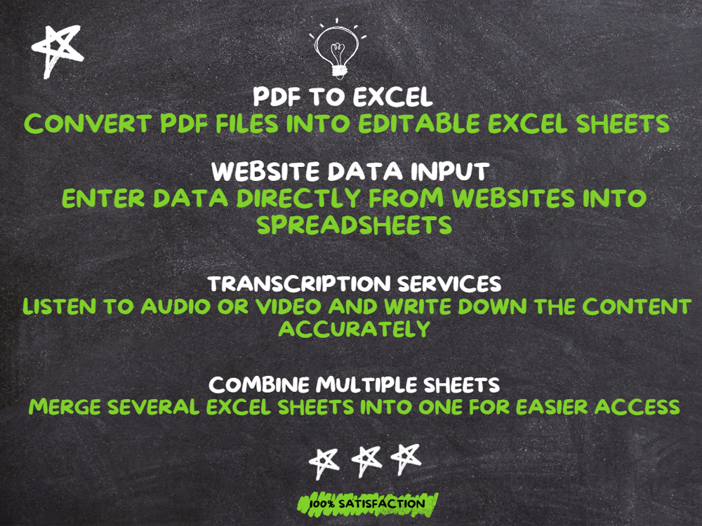 Accurate high quality data entry services | Upwork